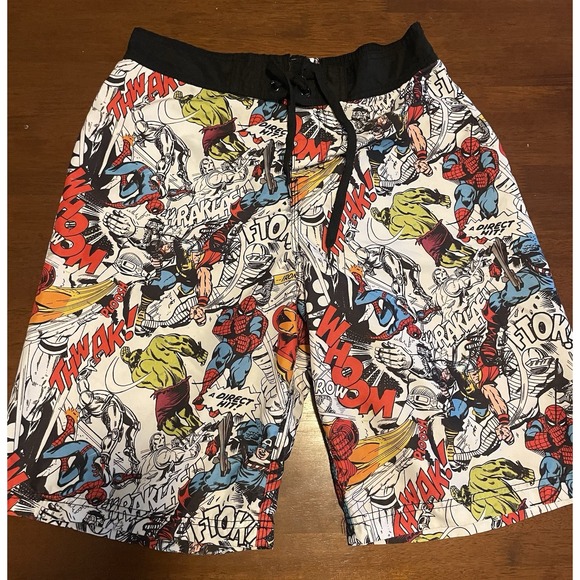 Marvel | Swim | Marvel Board Shorts Mens Swim Trunks Inner Mesh Lined ...